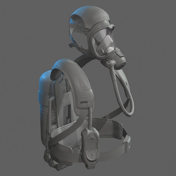 3D ready scba self contained - TurboSquid 1288091