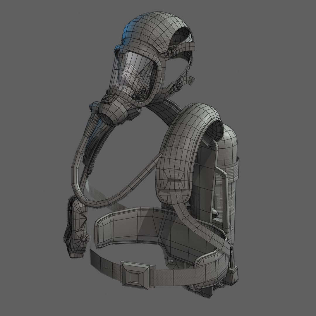 3D Ready Scba Self Contained - TurboSquid 1288091