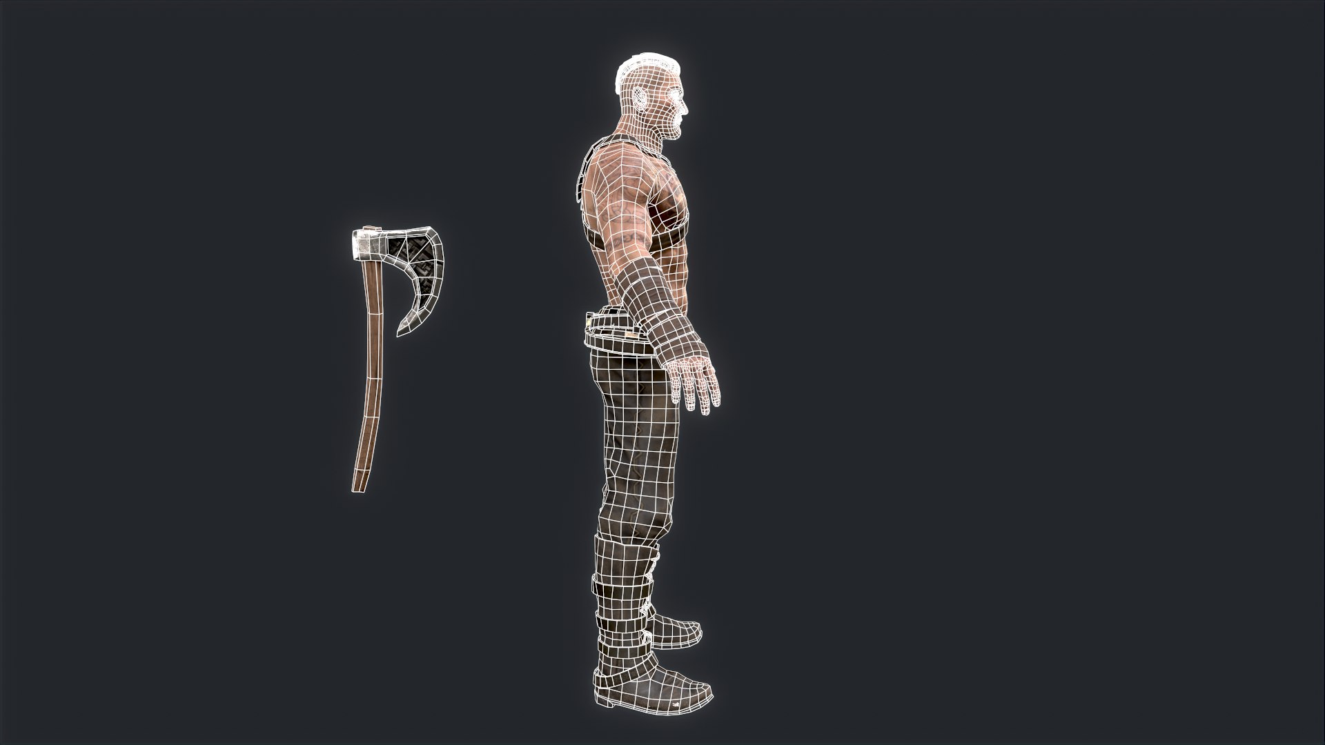 3D Model Viking 6 Berserker - TurboSquid 2137283