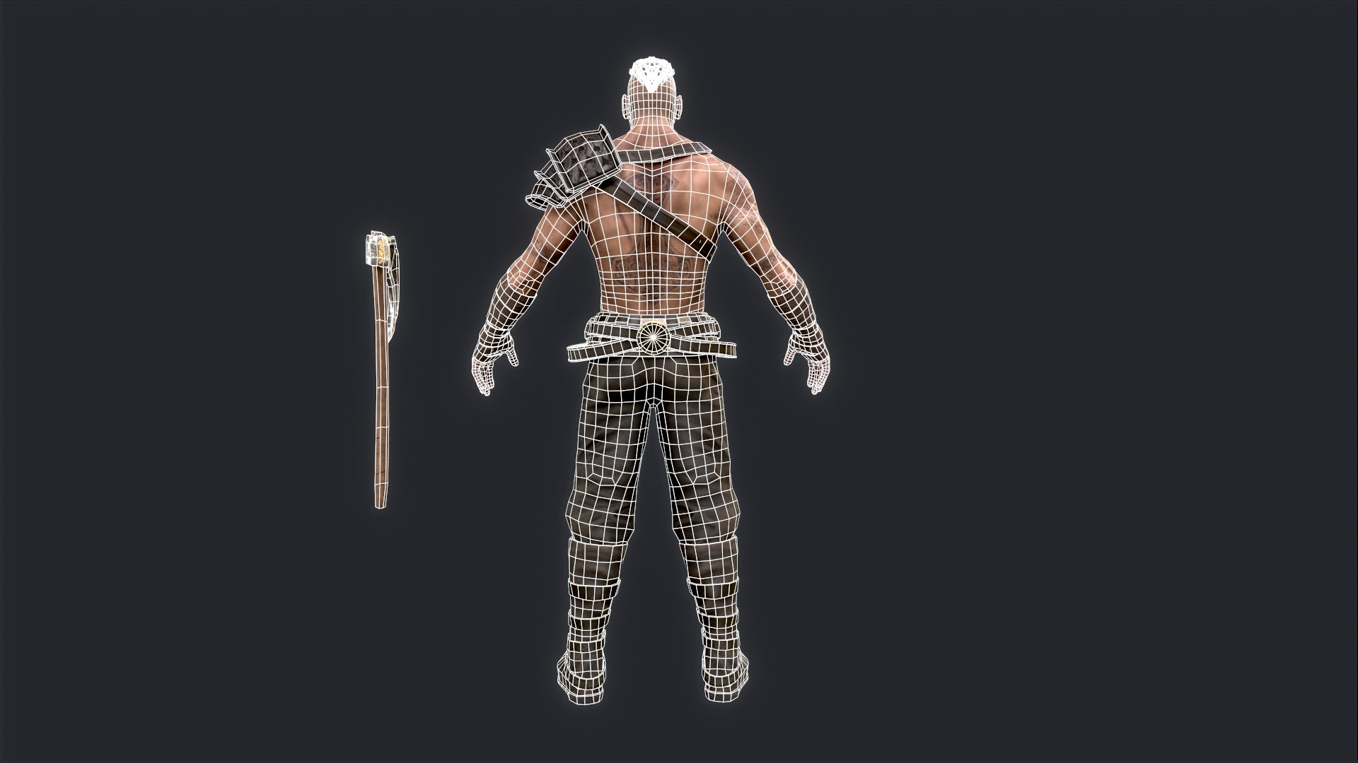 3D Model Viking 6 Berserker - TurboSquid 2137283