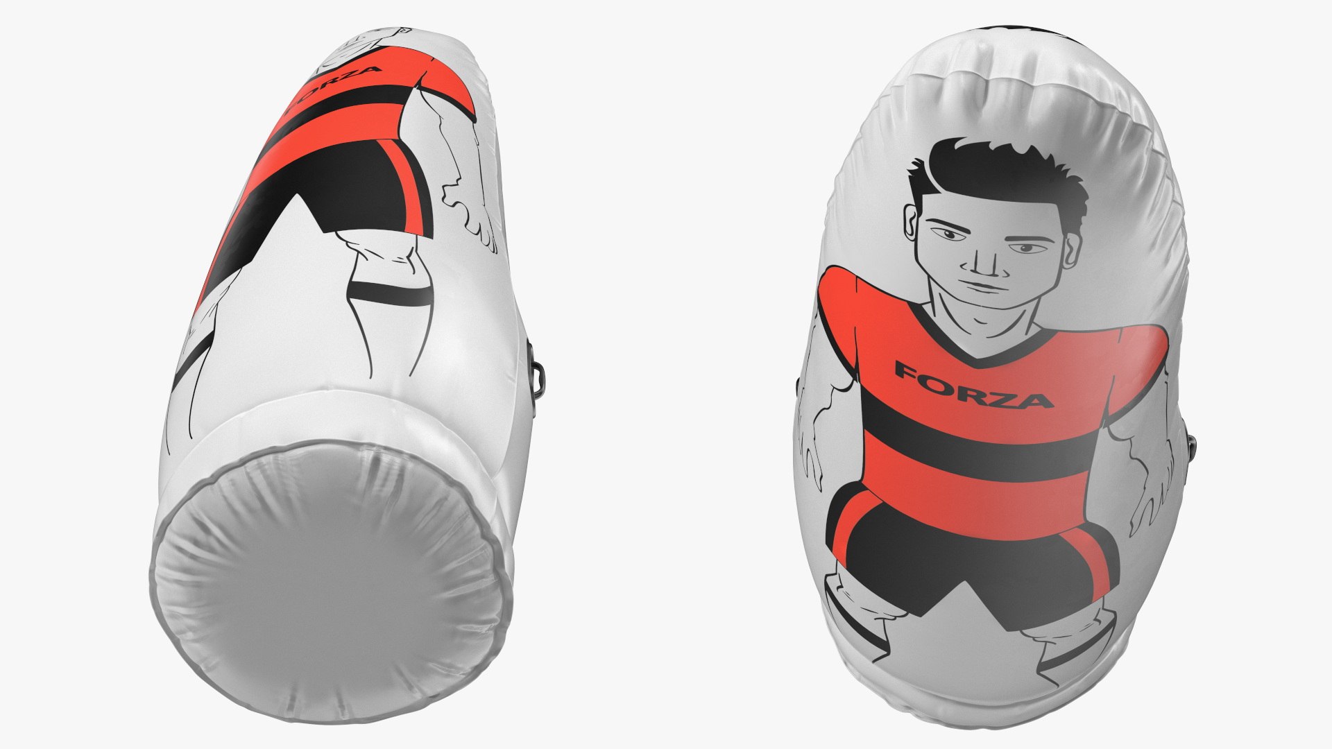 Soccer Kick Training Dummy Senior Red T-shirt 3D Model - TurboSquid 2021479