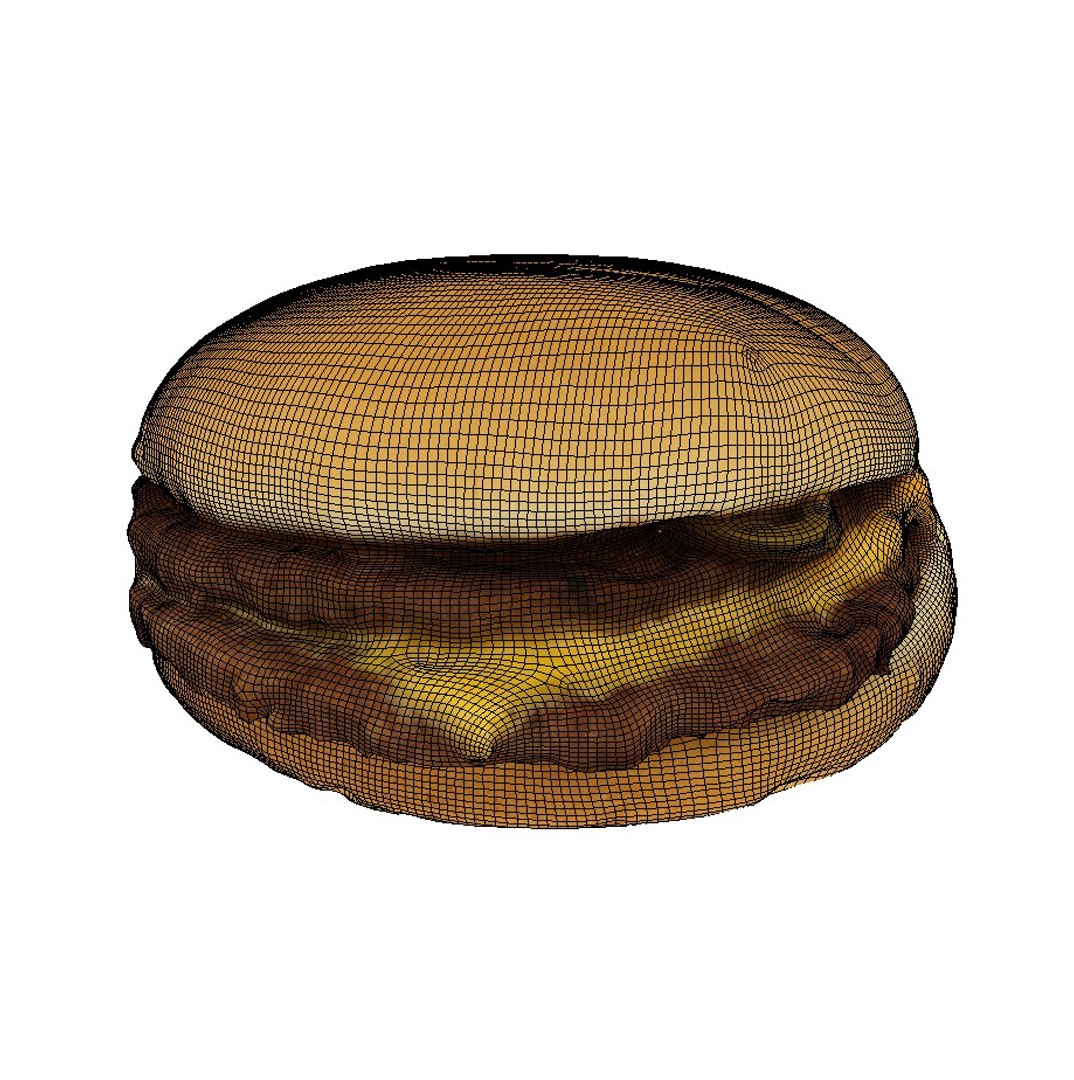 Mc double chili cheeseburger 3D model - TurboSquid 1426400