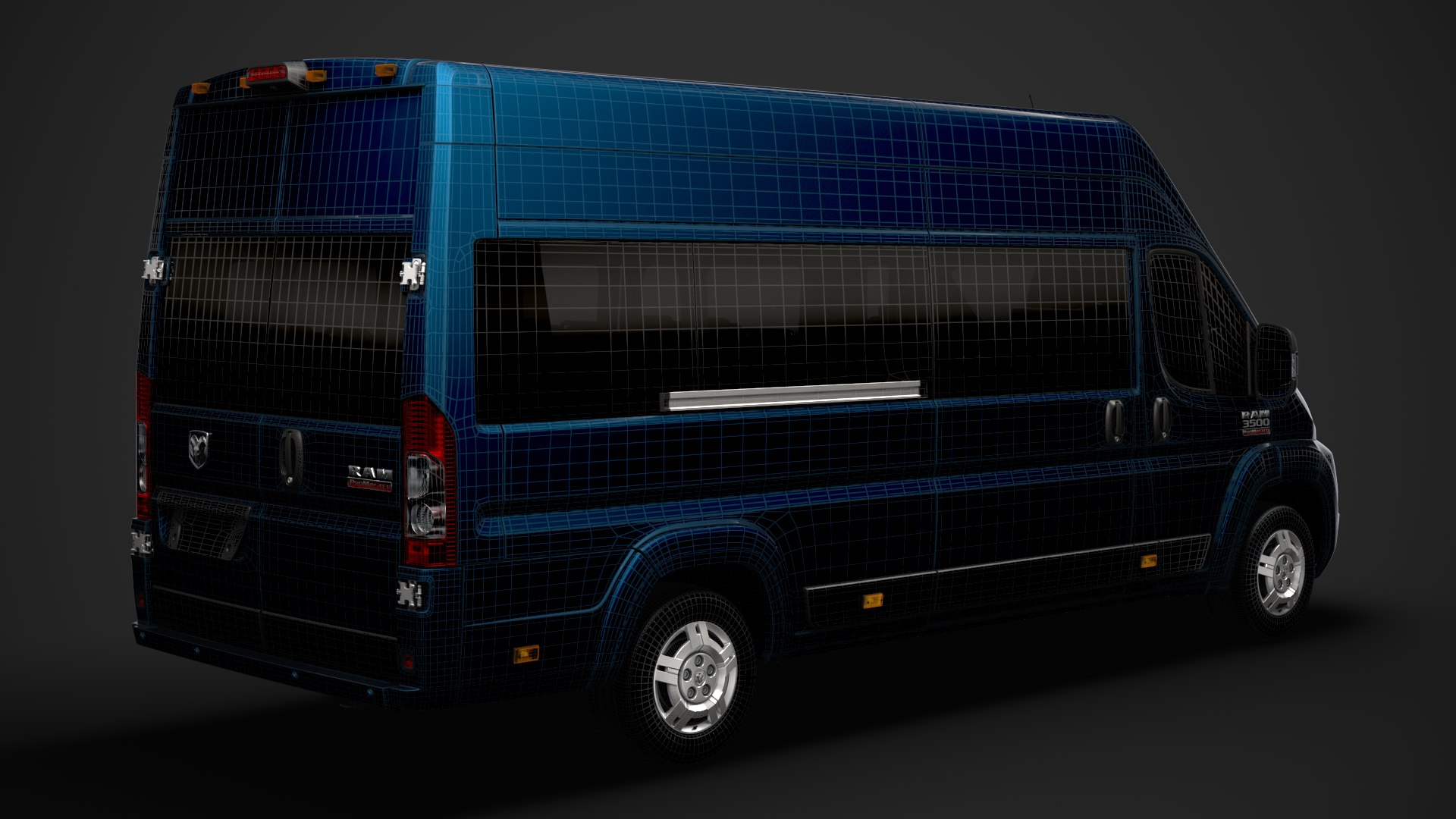 3D model ram promaster window van - TurboSquid 1465101