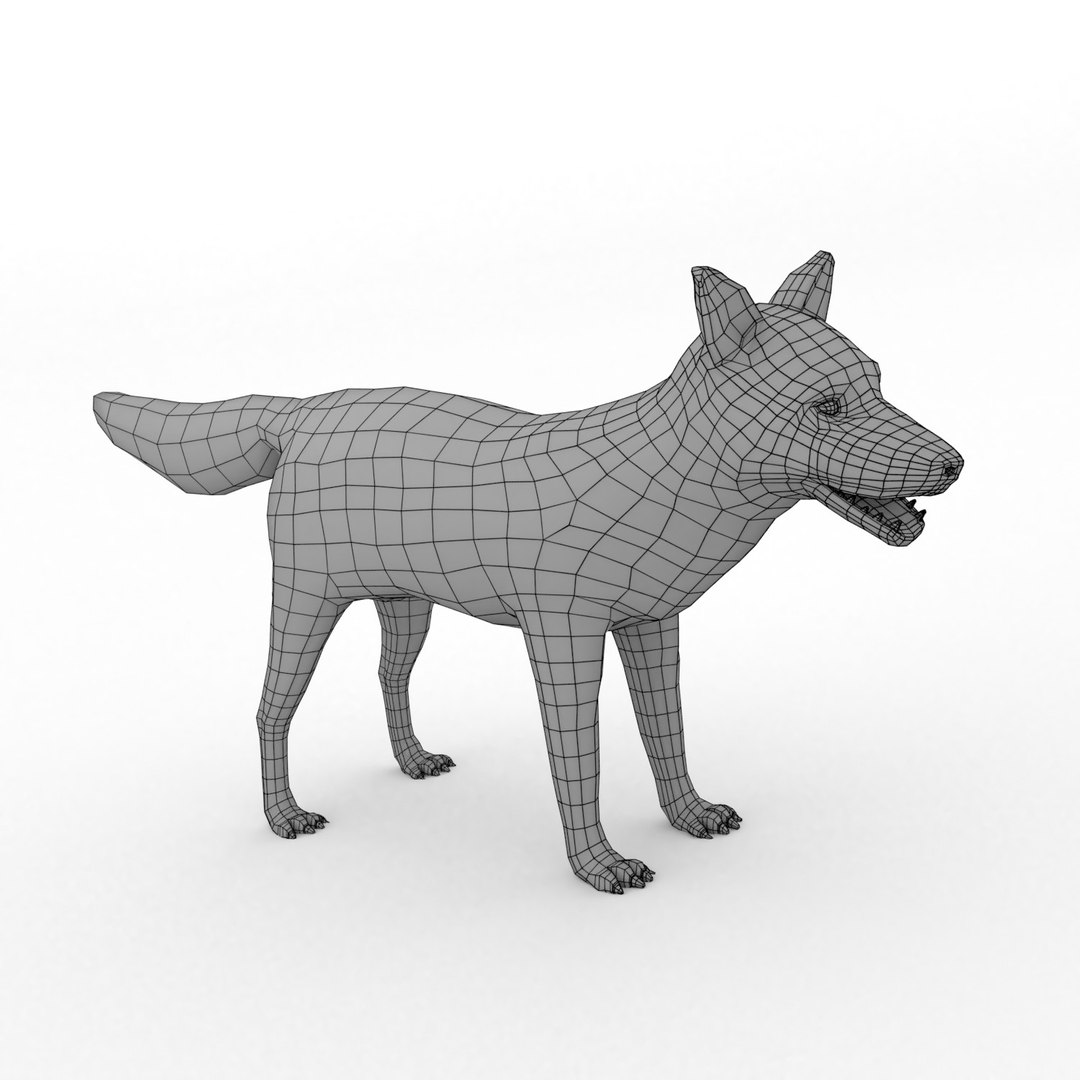 3D Red Fox Model - TurboSquid 1507272