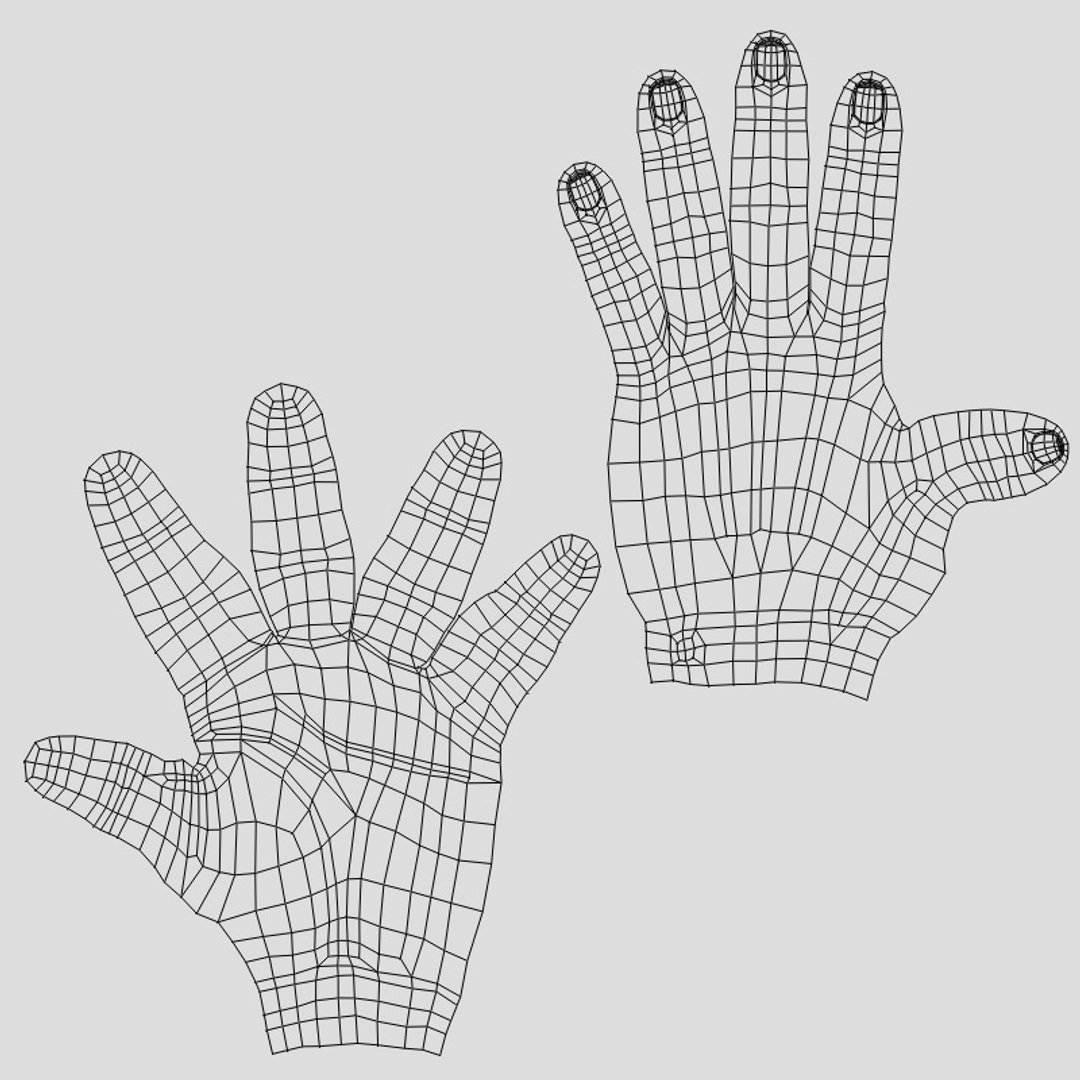 3d Realistic Hand Model