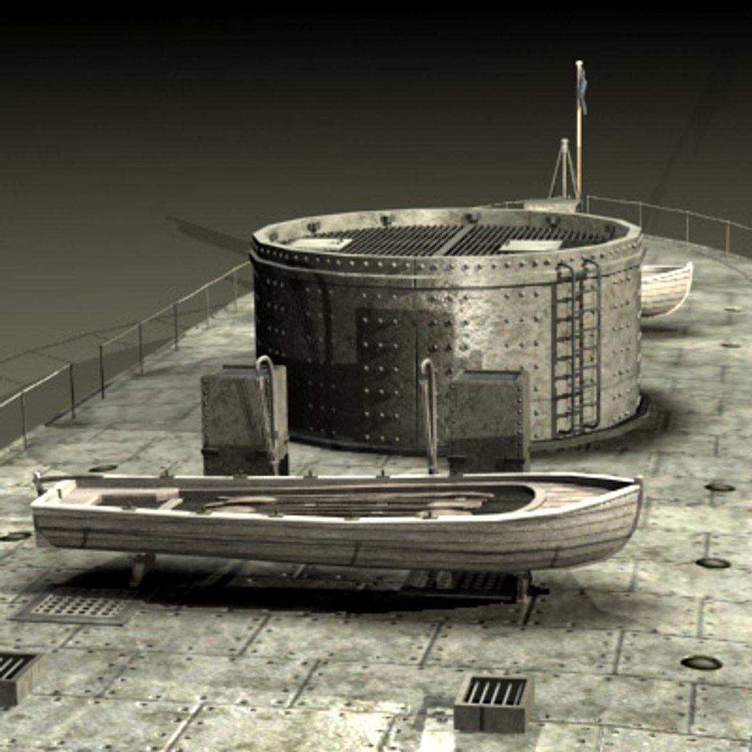 Uss Monitor 3d Model