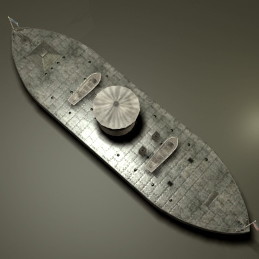 Uss Monitor 3d Model