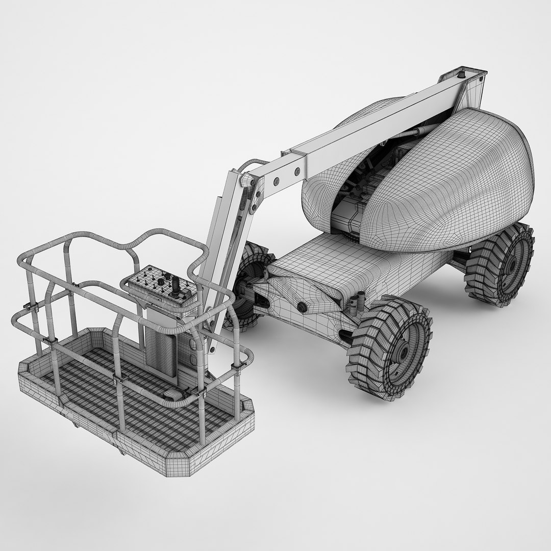 Telescopic Boom Lift 3D Model - TurboSquid 1170001