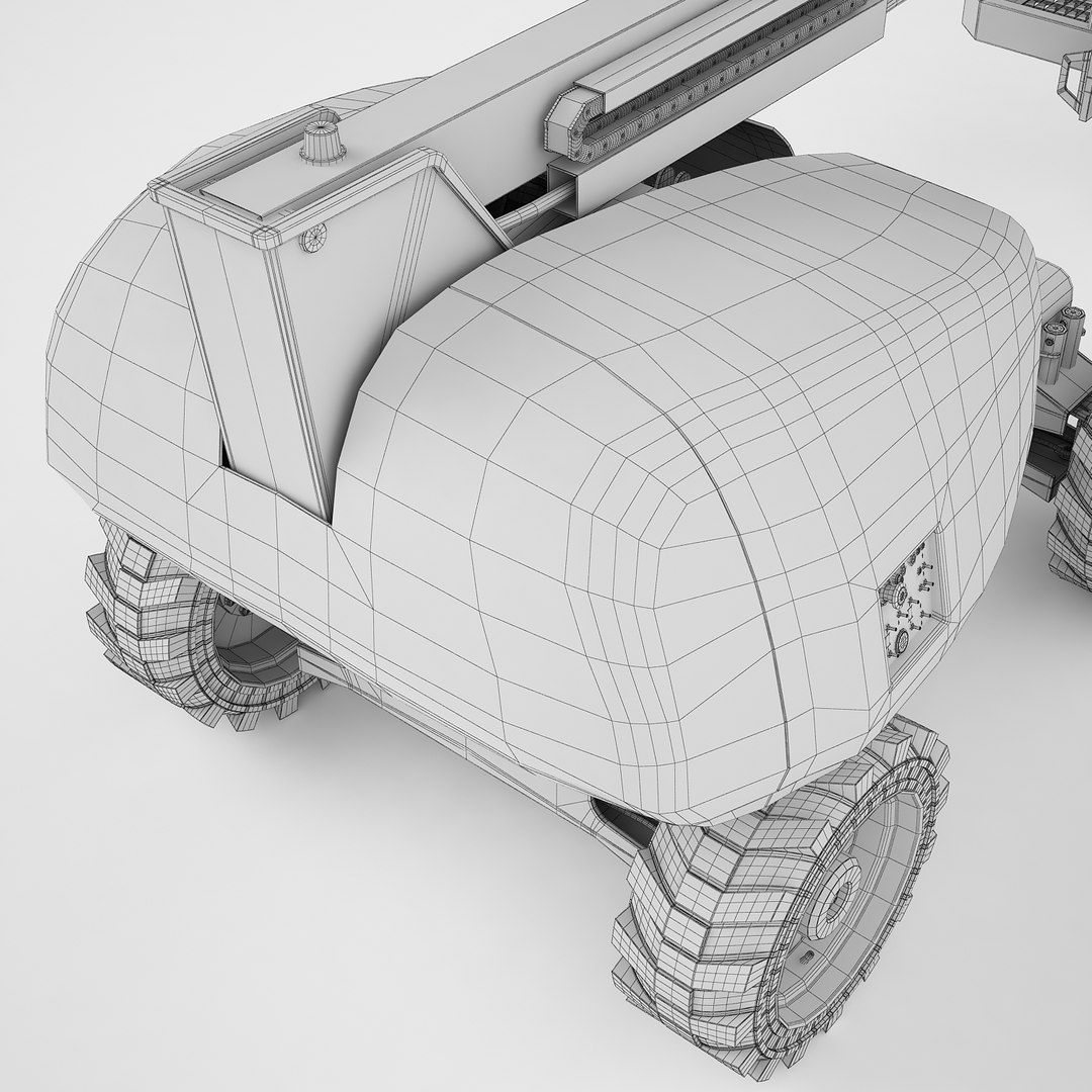 Telescopic boom lift 3D model - TurboSquid 1170001