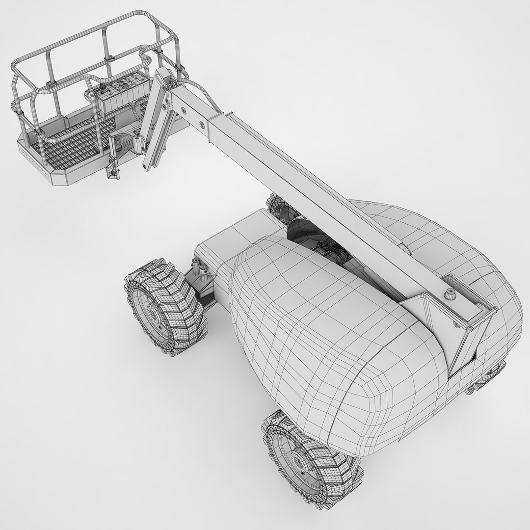 Telescopic Boom Lift 3D Model - TurboSquid 1170001