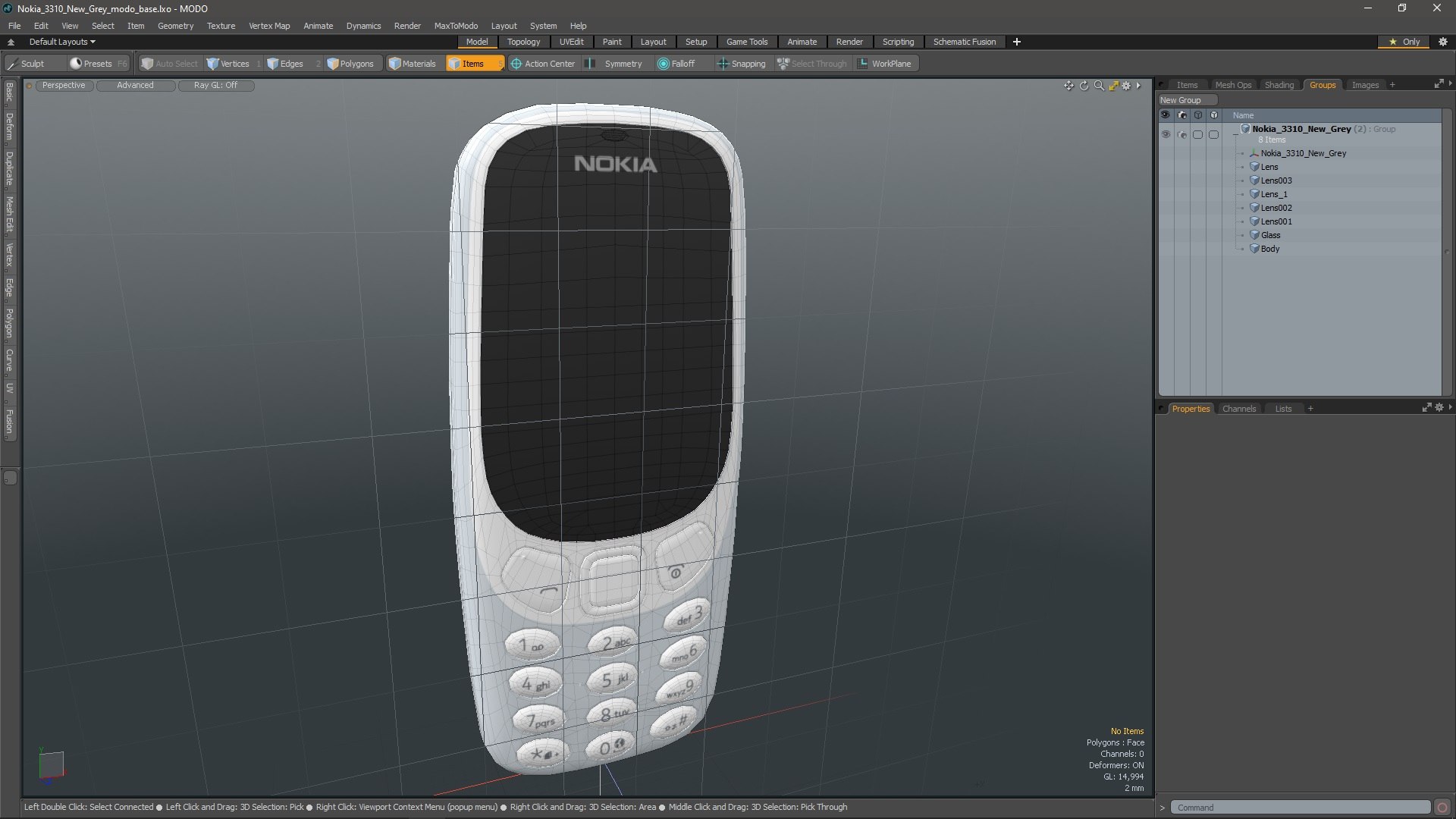 3D Nokia 3310 New Grey - TurboSquid 2269676