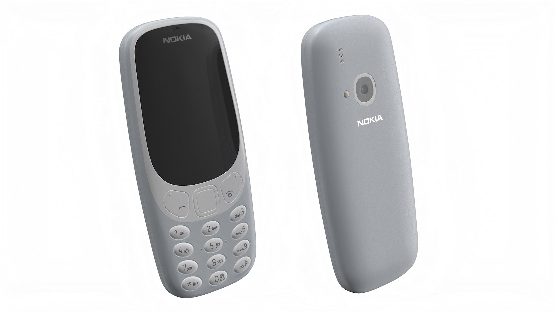 3D Nokia 3310 New Grey - TurboSquid 2269676