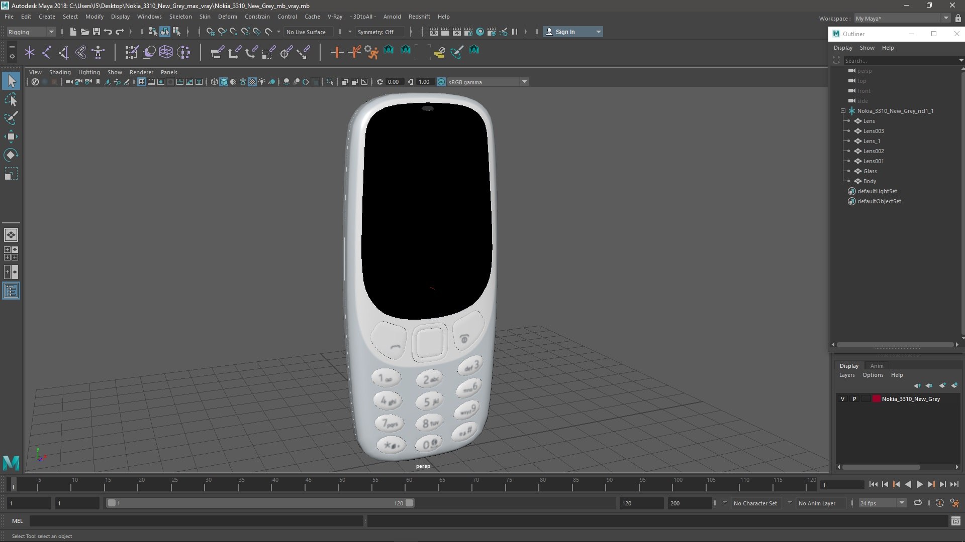 3D Nokia 3310 New Grey - TurboSquid 2269676