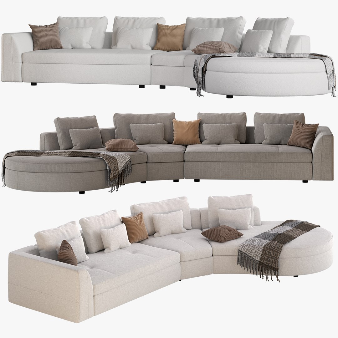 3D BoConcept Bergamo - TurboSquid 2198466