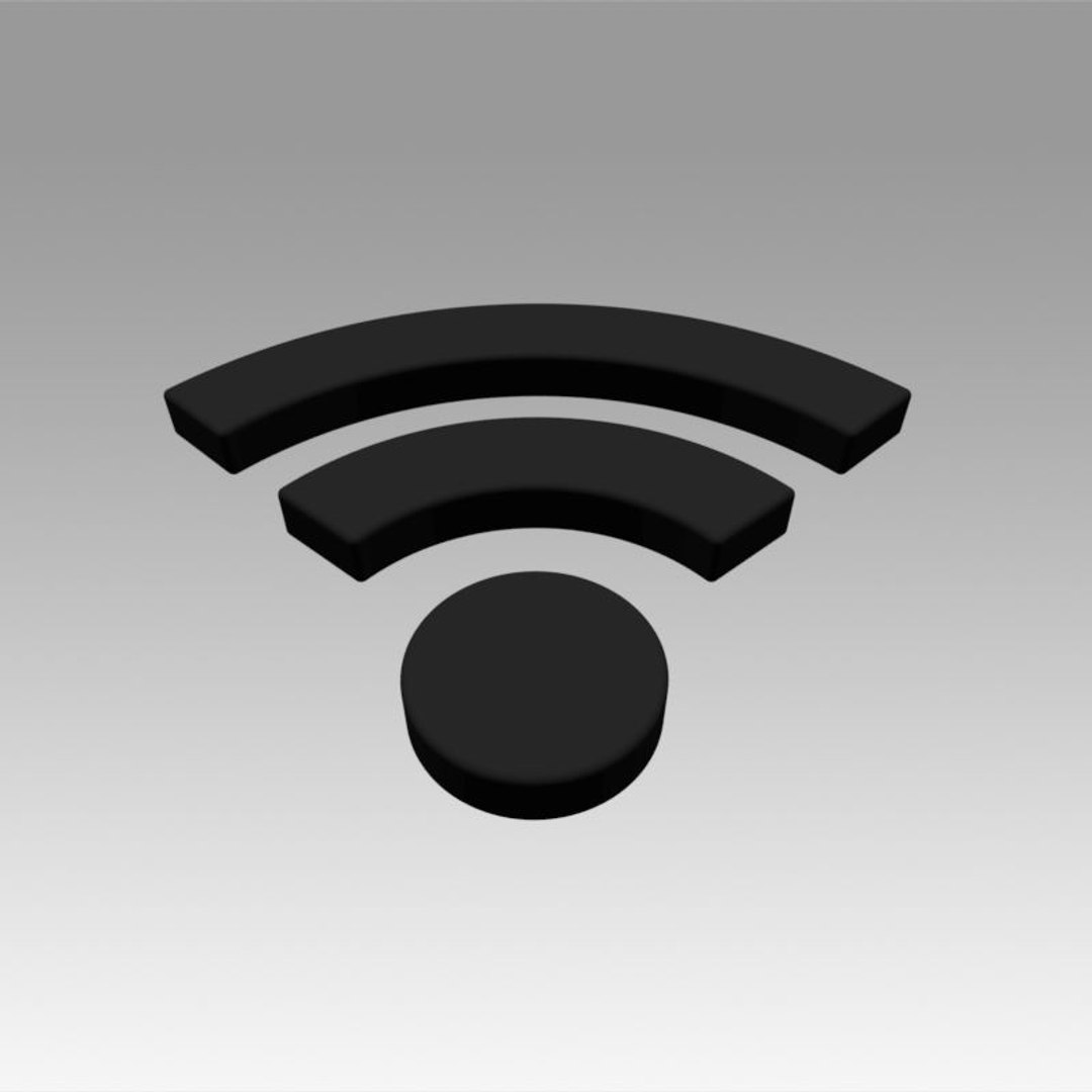 Wifi Wi Fi 3D Model - TurboSquid 1369258