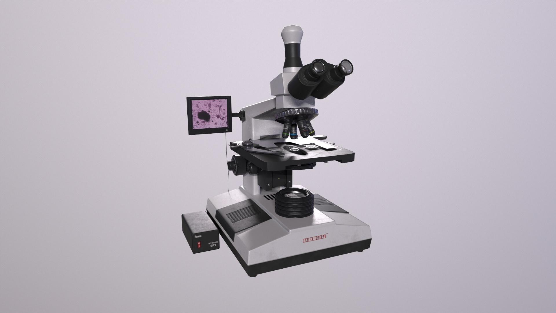 Laboratory Microscope Low Poly 3D - TurboSquid 1807546