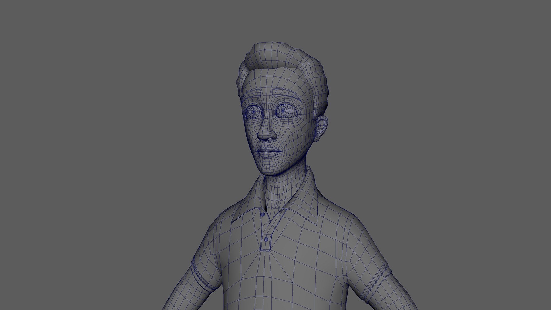 3D Model Cartoon Common Man Jude No Rig - TurboSquid 2246630