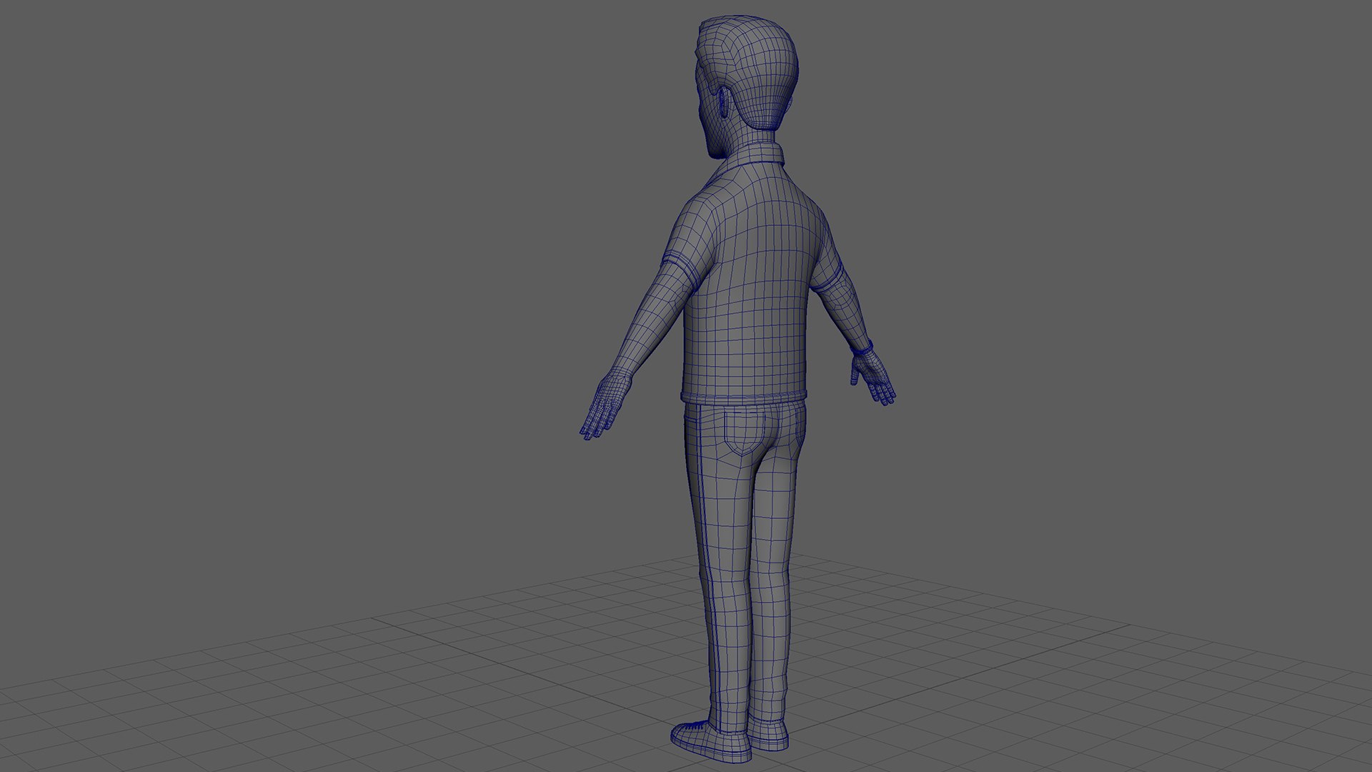 3D Model Cartoon Common Man Jude No Rig - TurboSquid 2246630