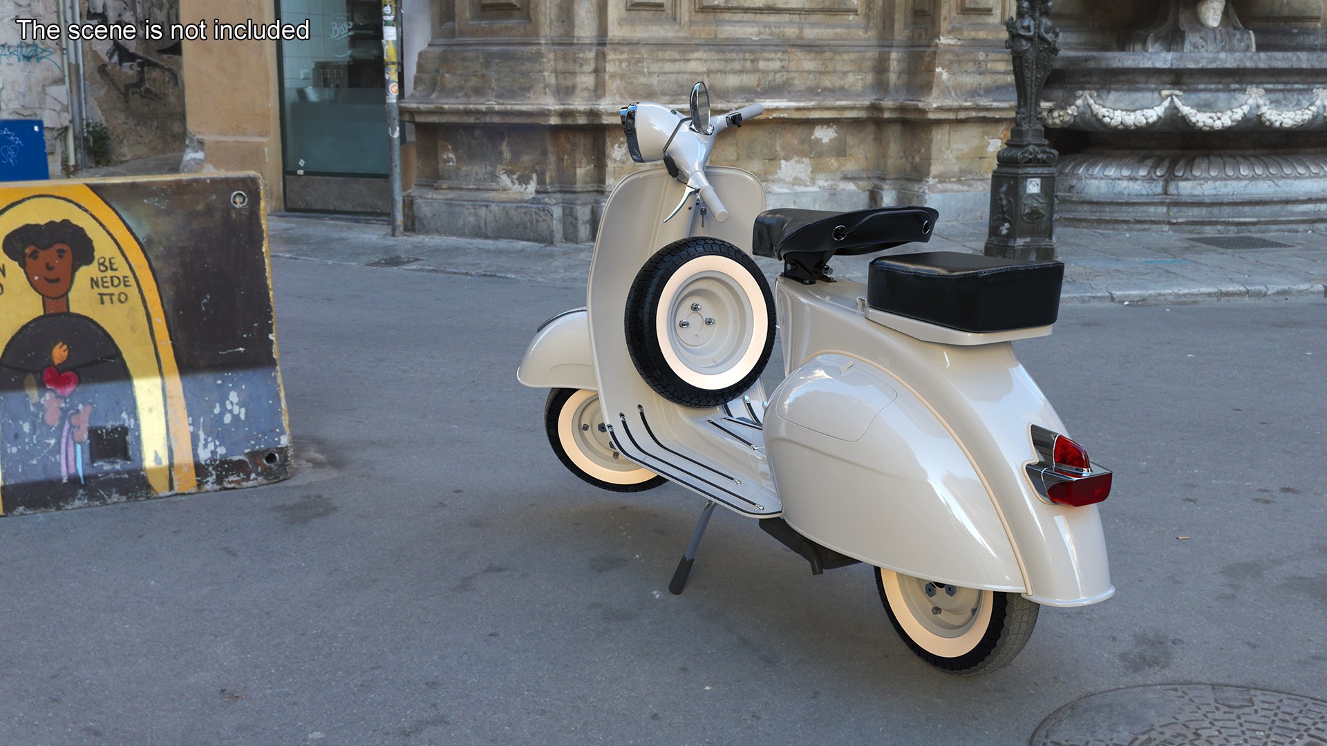 Retro Scooter Vespa 125 Grey Rigged For Cinema 4D 3D Model - TurboSquid ...
