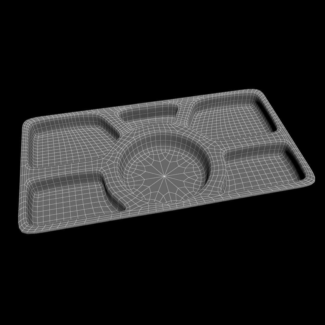 3D Meal Tray V2 - TurboSquid 1153472