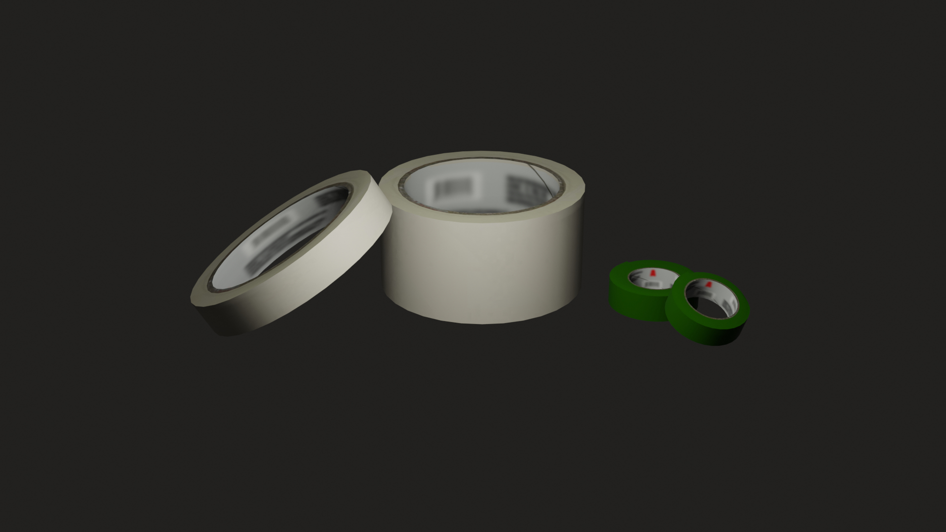 Masking Tape And Double Sided Tape Low Poly Model - TurboSquid 2002785