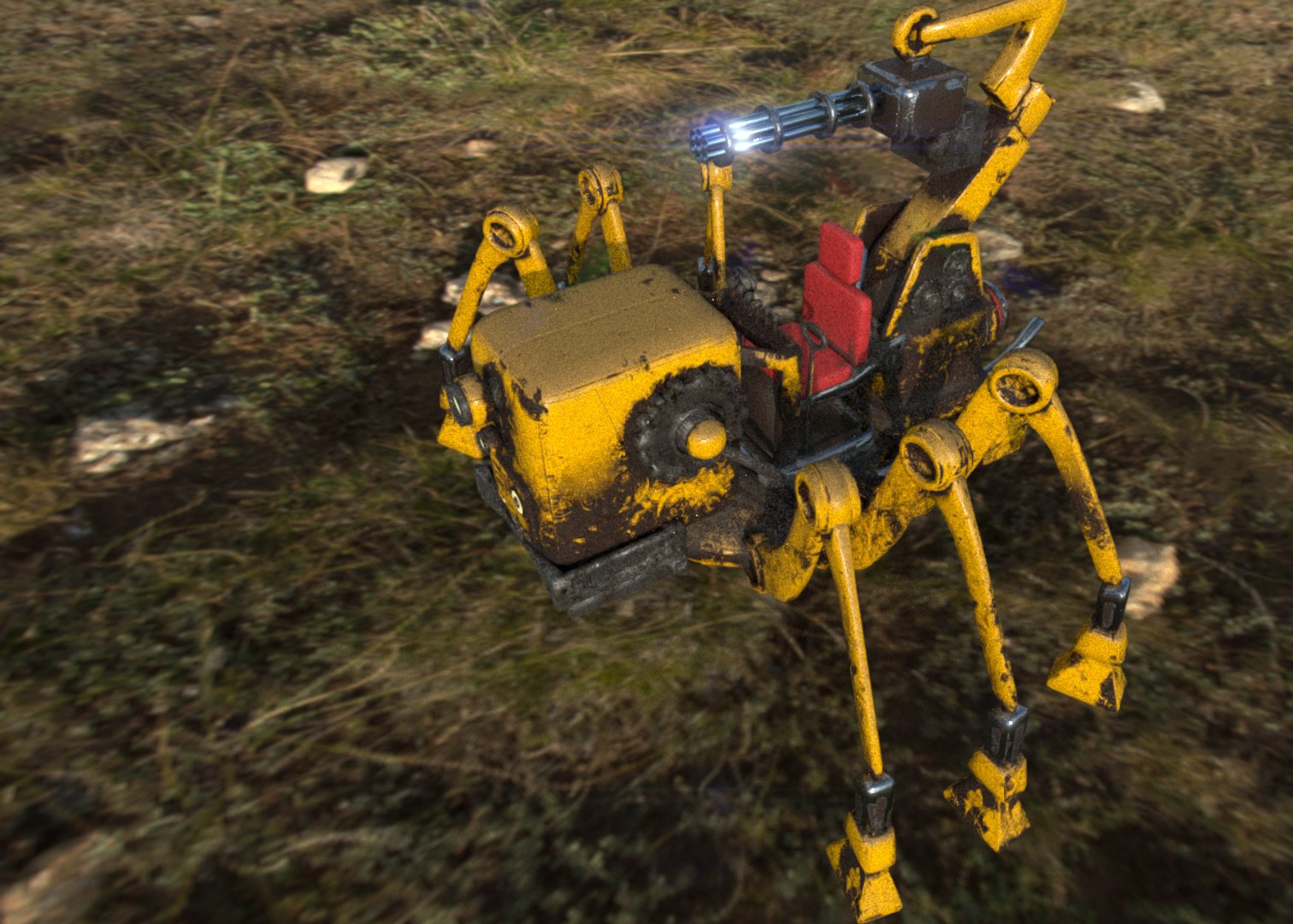 Robot Crawler Scorpion 3D Model - TurboSquid 1361397