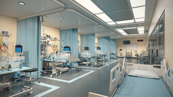 Icu scene model - TurboSquid 1533489