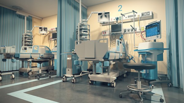 Icu scene model - TurboSquid 1533489