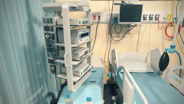 Icu scene model - TurboSquid 1533489