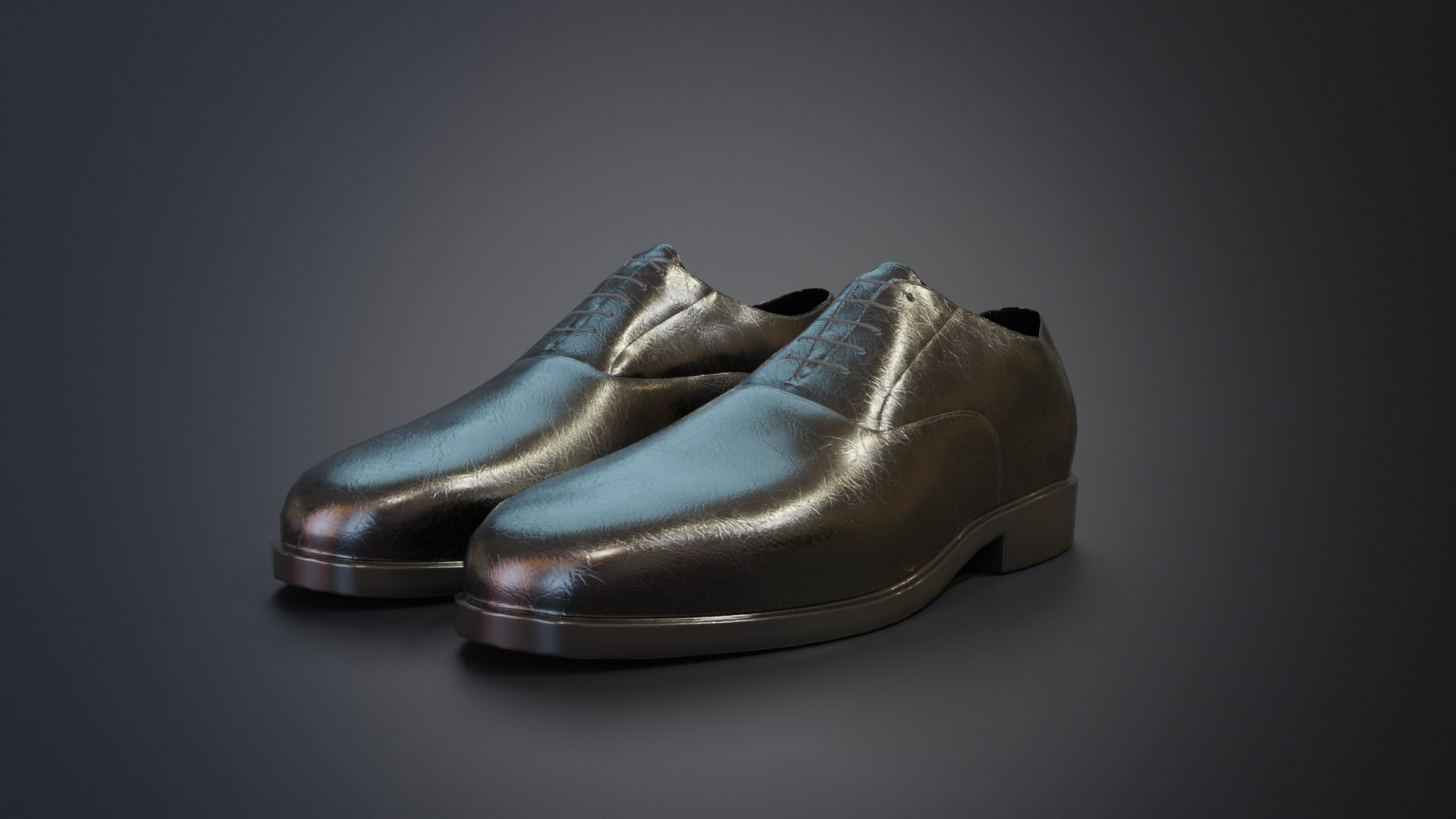 Men Leather Shoes - Realistic And Game-Ready Model - TurboSquid 2355000