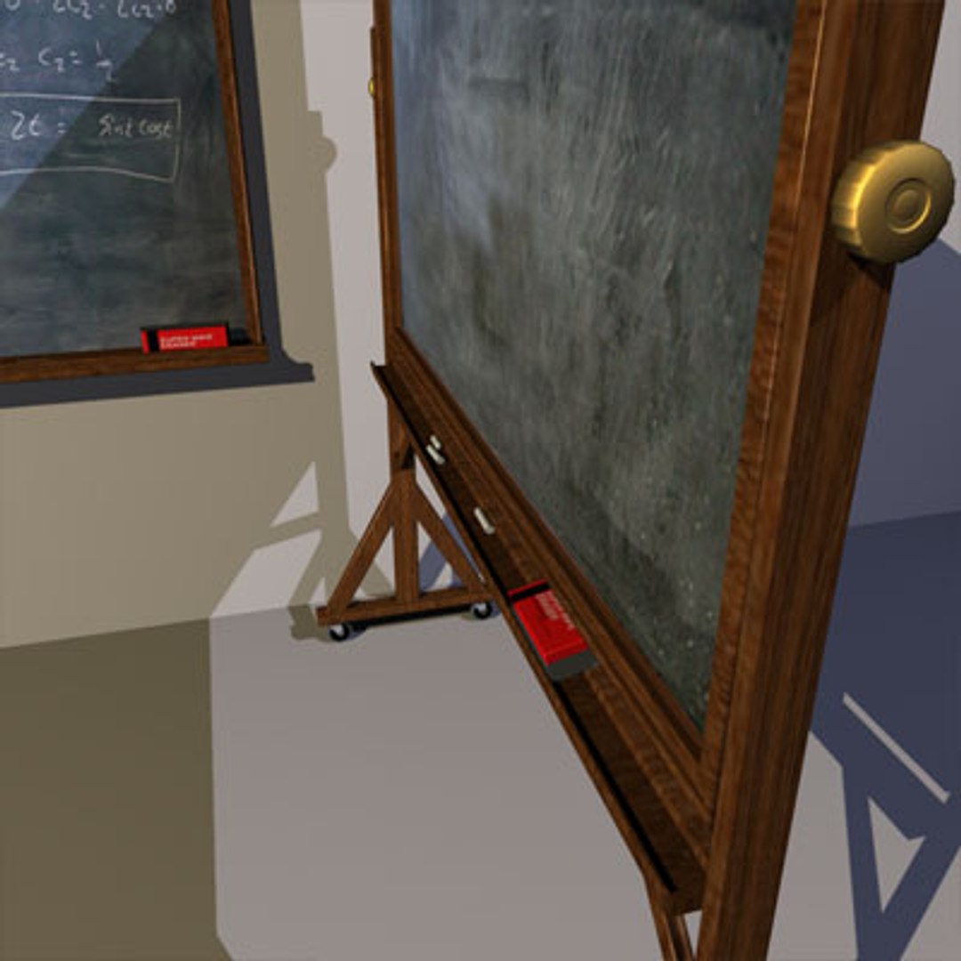 chalkboards 01 chalk board 3d model