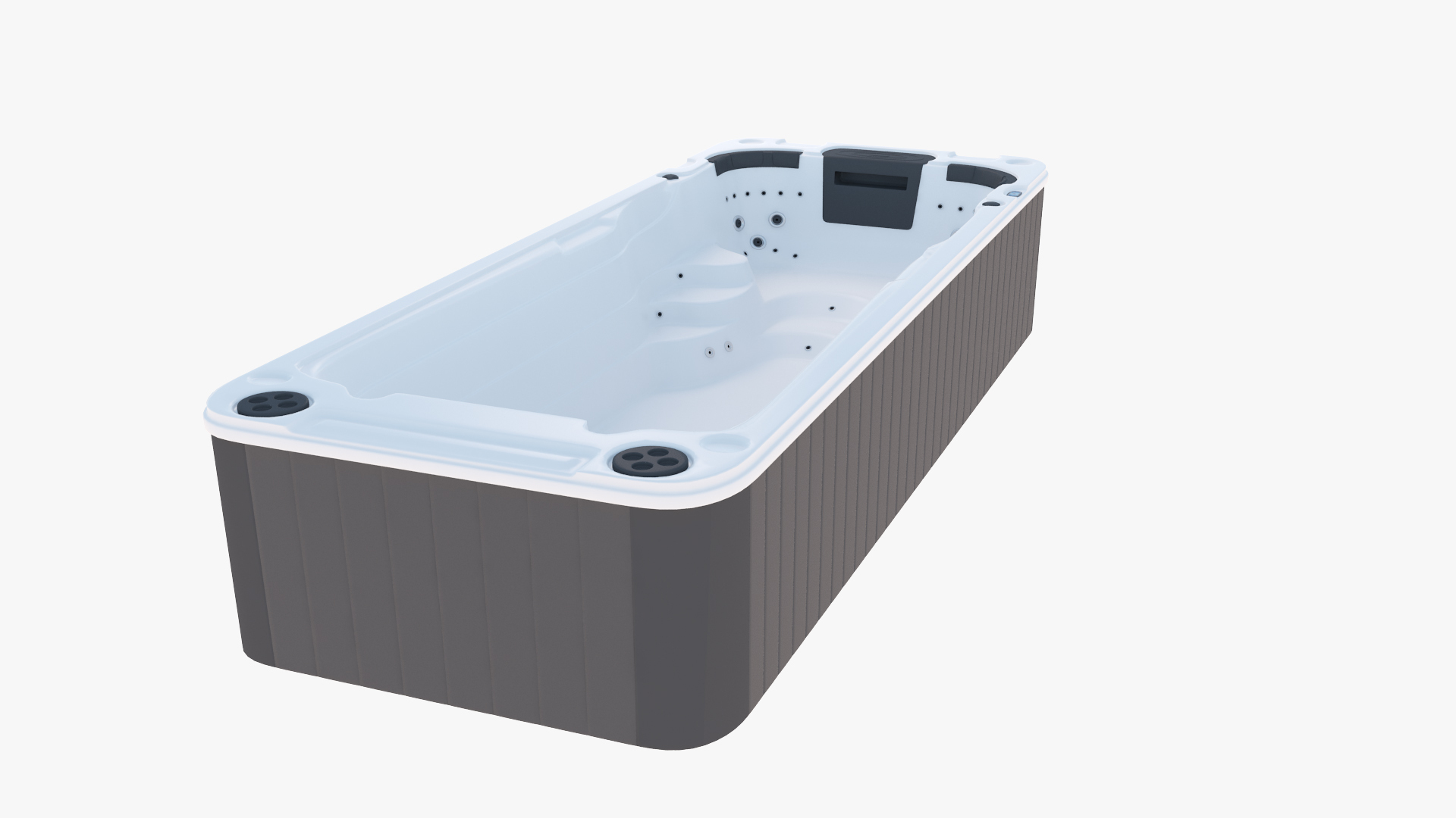Swimspa With Spa And Swim Lane 3D Model - TurboSquid 2107719