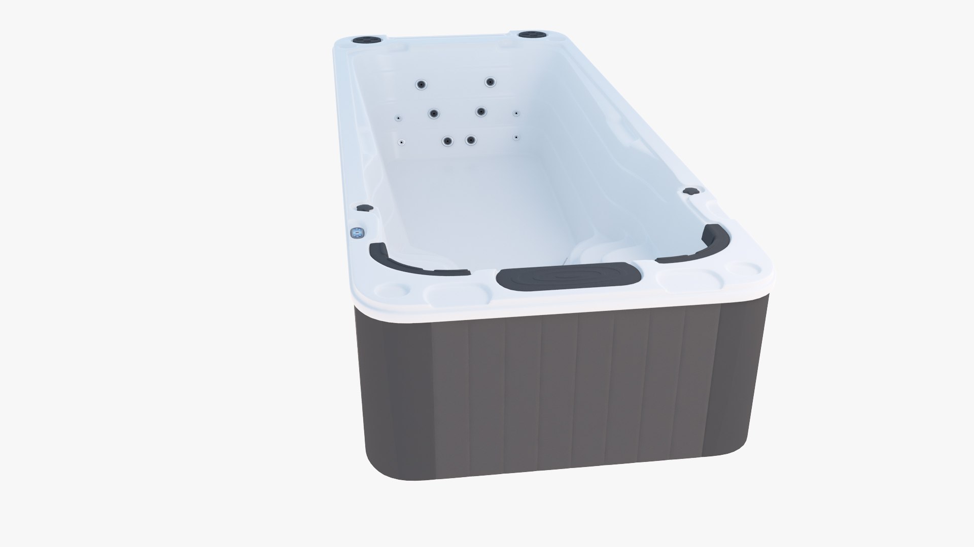Swimspa With Spa And Swim Lane 3D Model - TurboSquid 2107719
