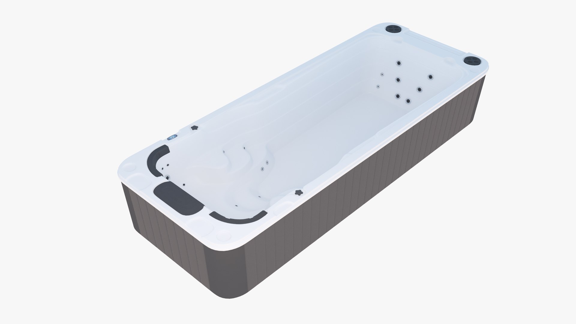 Swimspa With Spa And Swim Lane 3D Model - TurboSquid 2107719