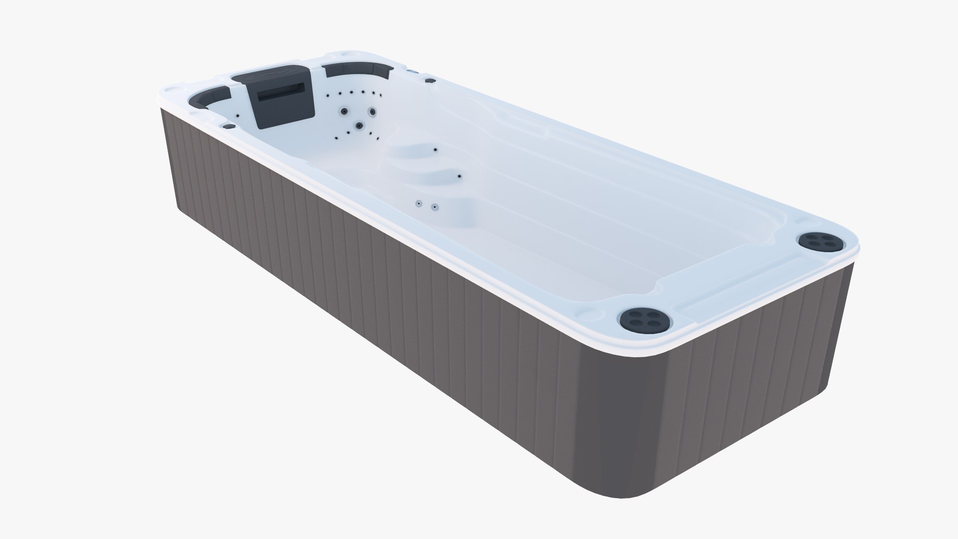 Swimspa With Spa And Swim Lane 3D Model - TurboSquid 2107719