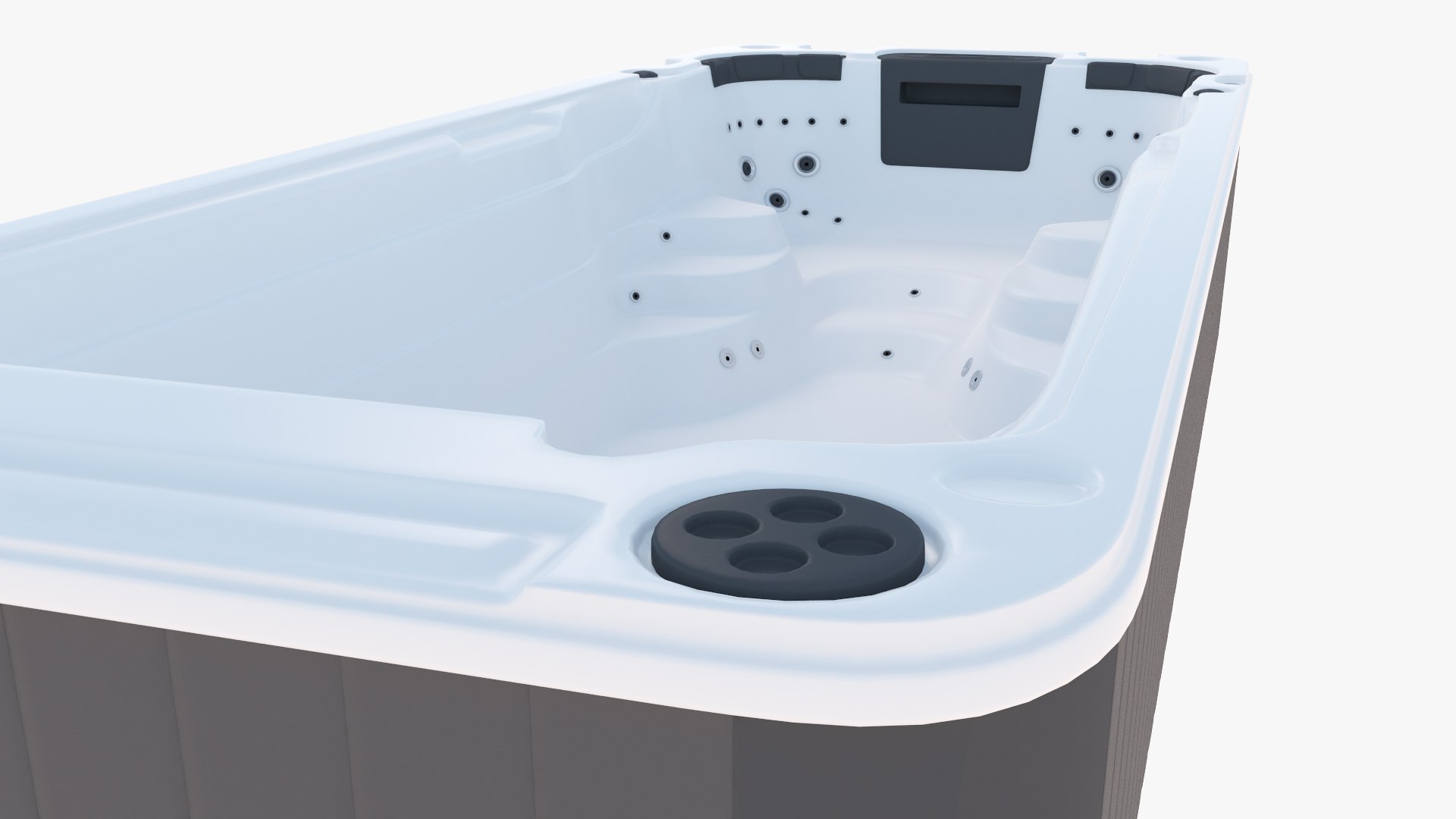 Swimspa With Spa And Swim Lane 3D Model - TurboSquid 2107719