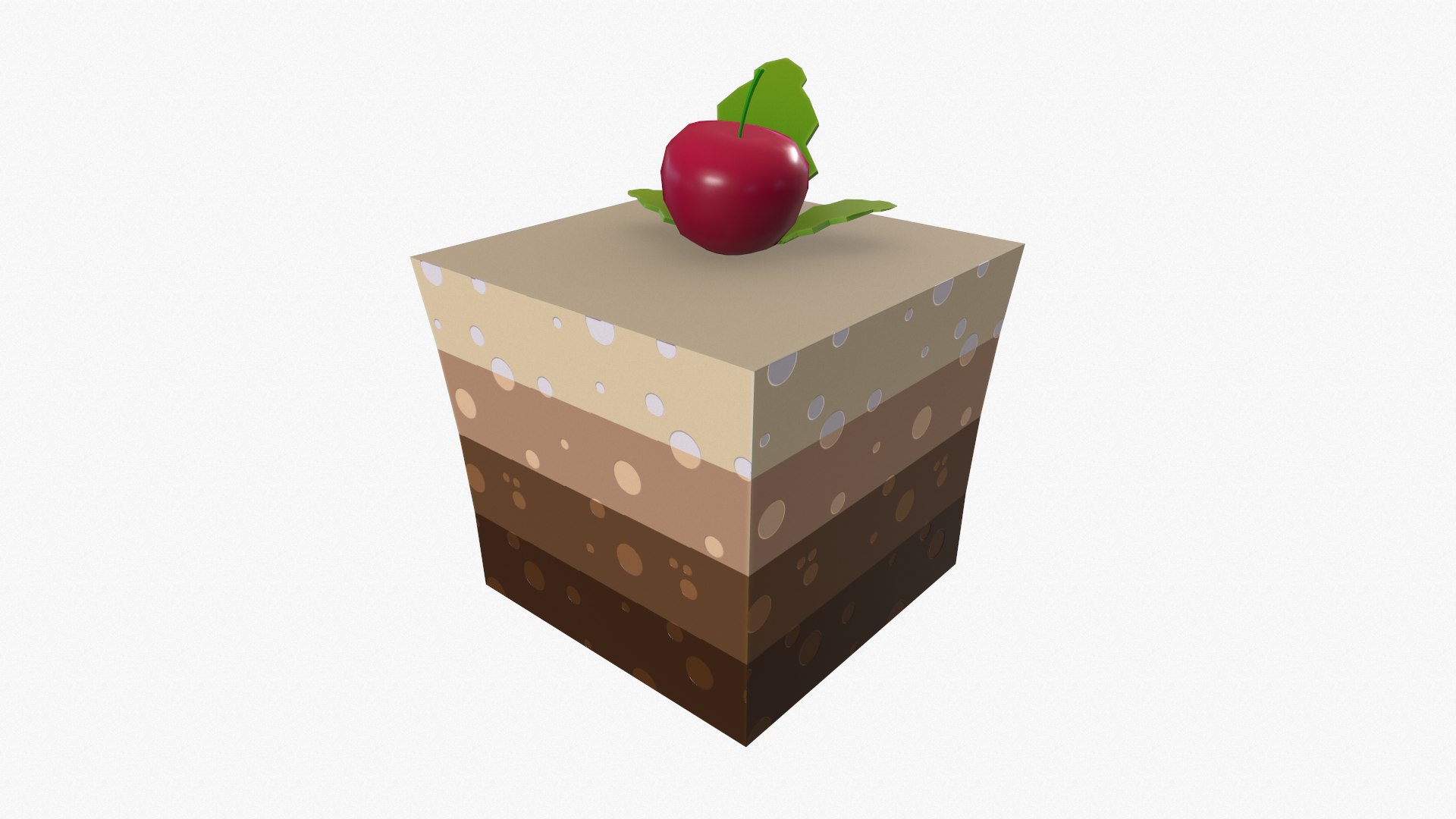 3D Cartoon CakeV3 Model - TurboSquid 1915902