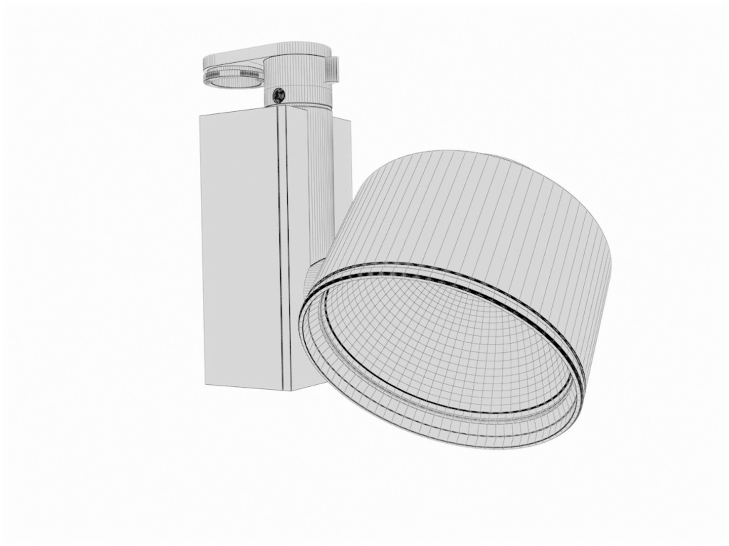 Erco Optec Track Spotlight 3d Max