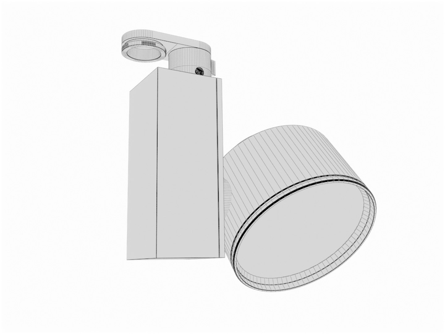 Erco Optec Track Spotlight 3d Max