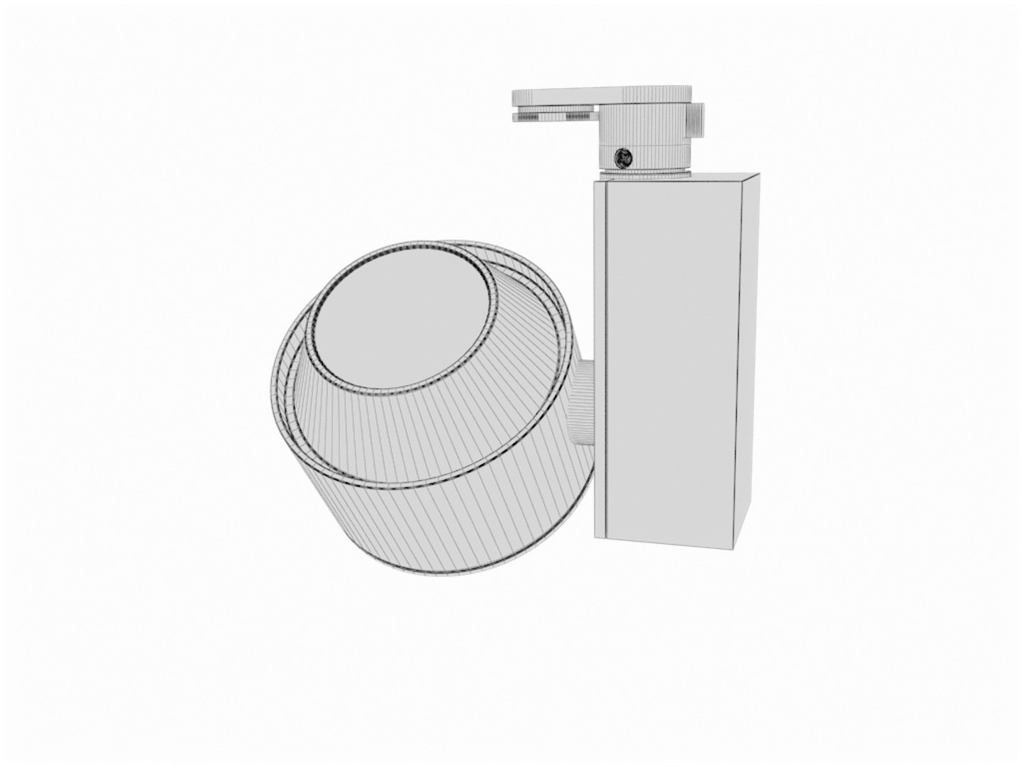 Erco Optec Track Spotlight 3d Max