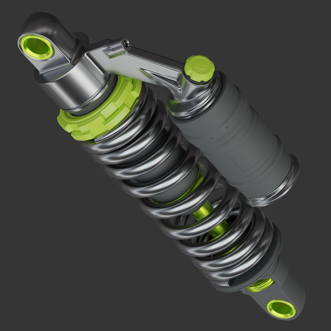 Shock Absorber 3D - TurboSquid 2014295
