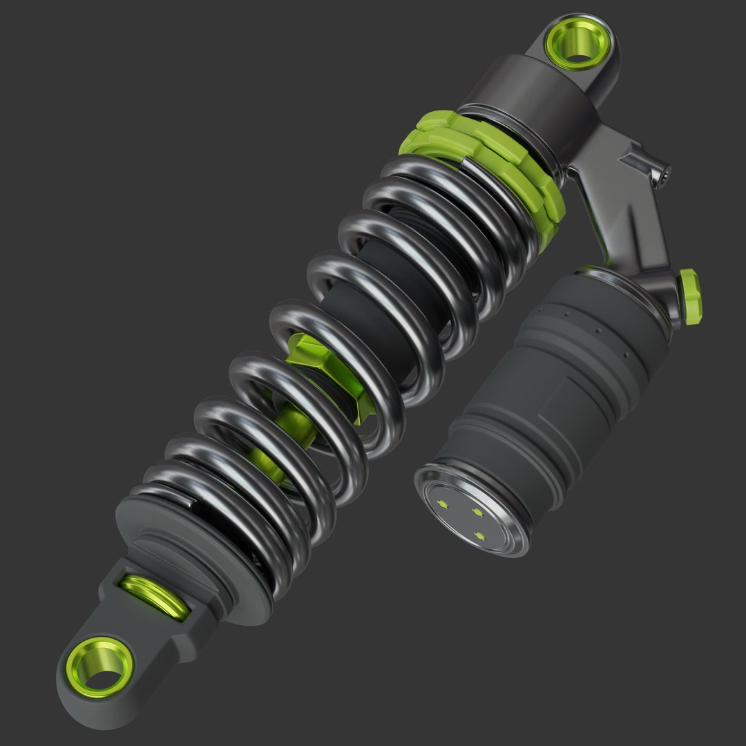 Shock Absorber 3D - TurboSquid 2014295
