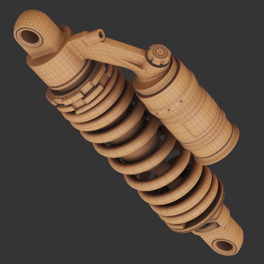 Shock Absorber 3D - TurboSquid 2014295