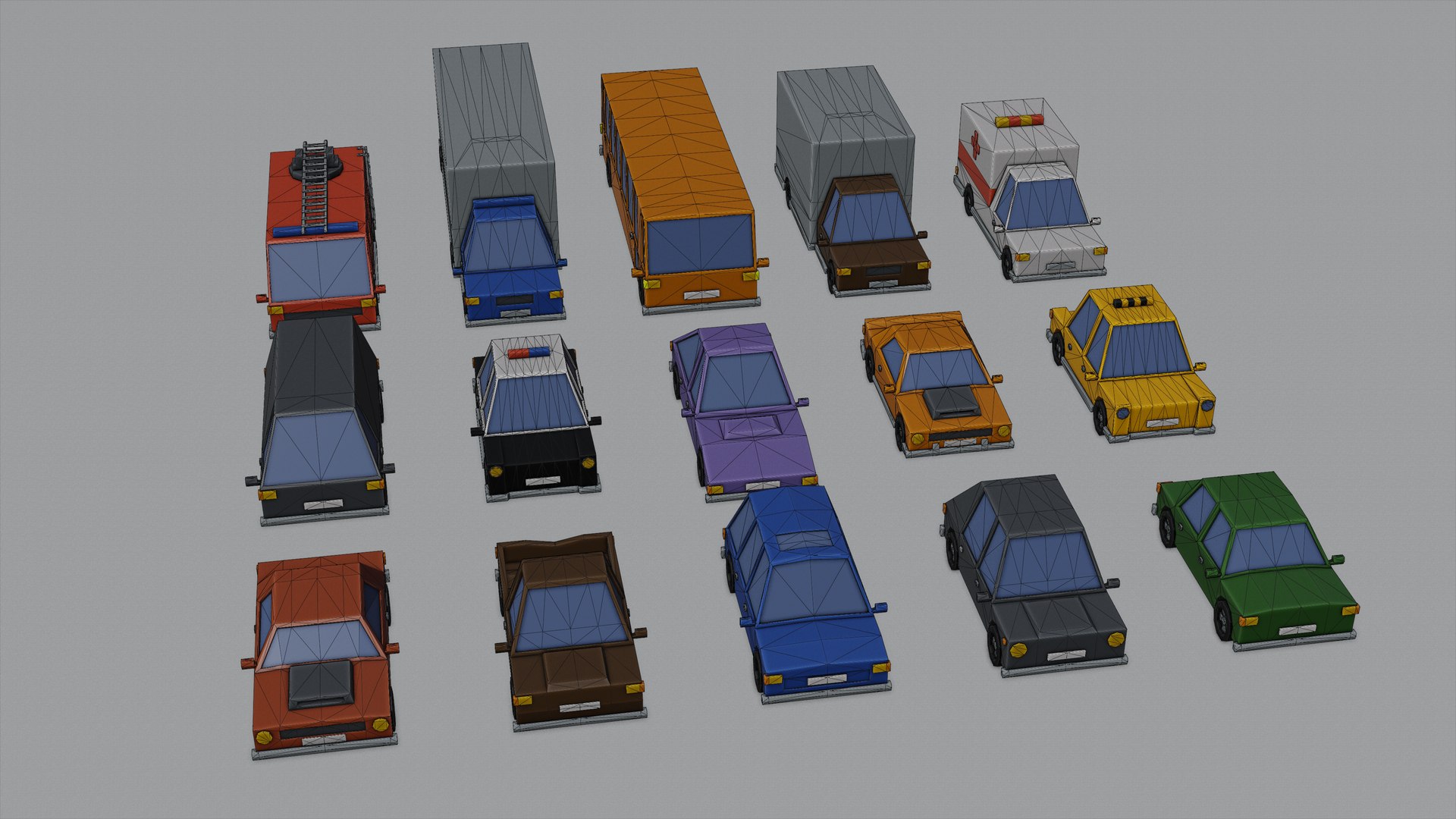 Cars 15 Model - TurboSquid 1523915