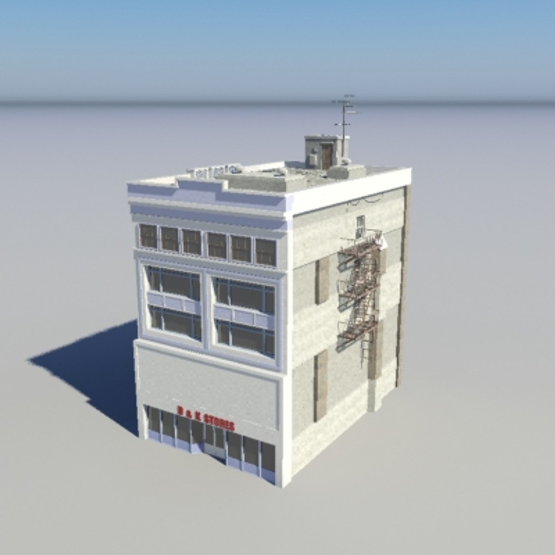 City Building Store - 3d Max