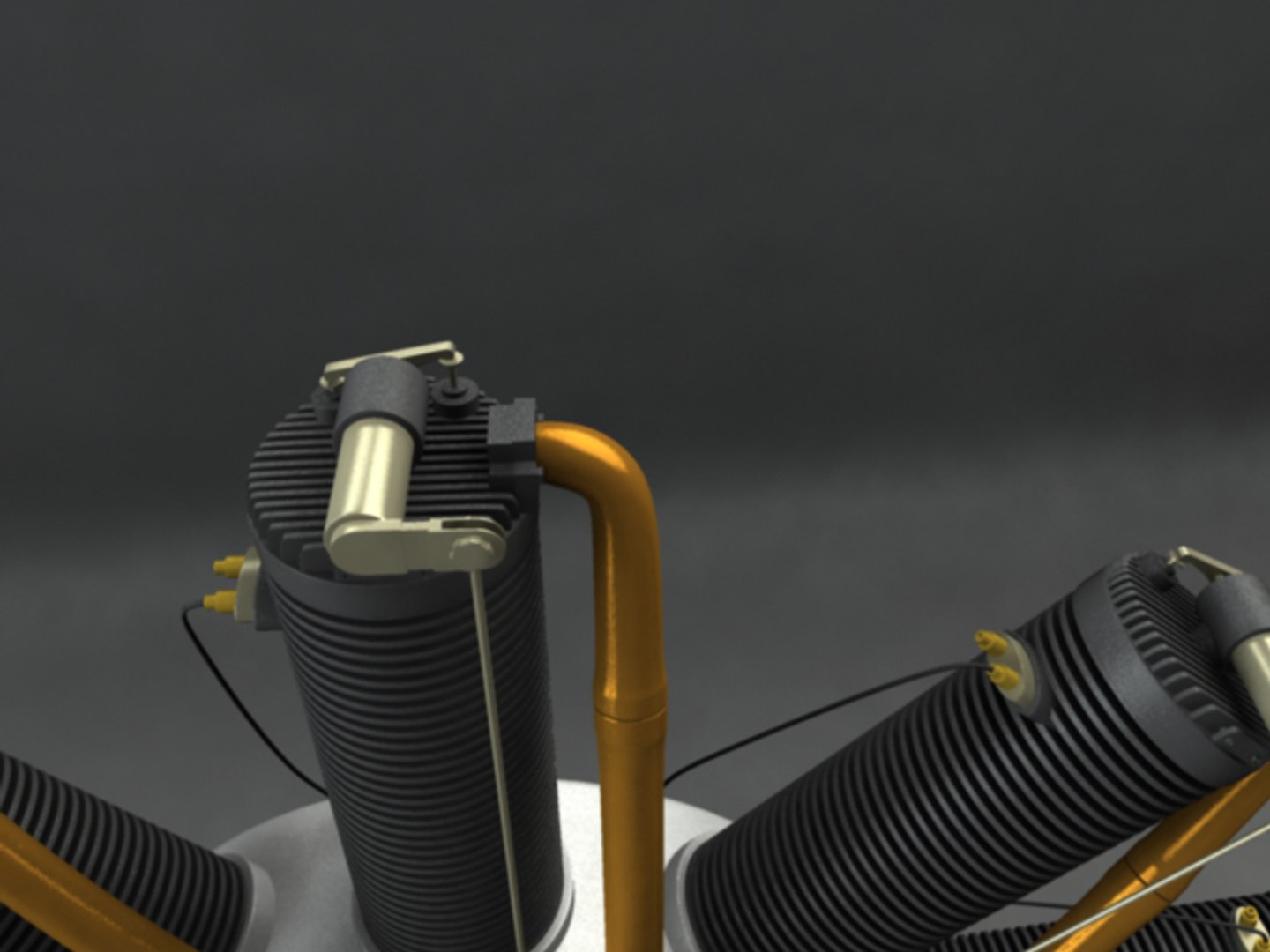 Le Rotary Engine 3d Obj