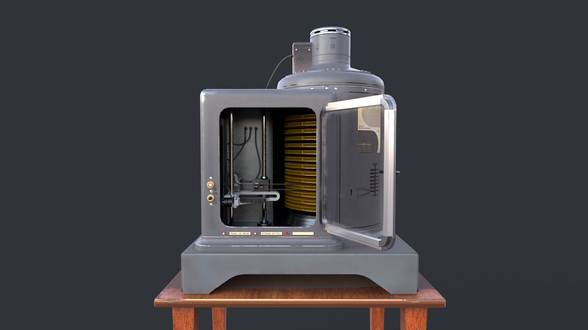 Old German Computer 1940s 3D Model - TurboSquid 2039689
