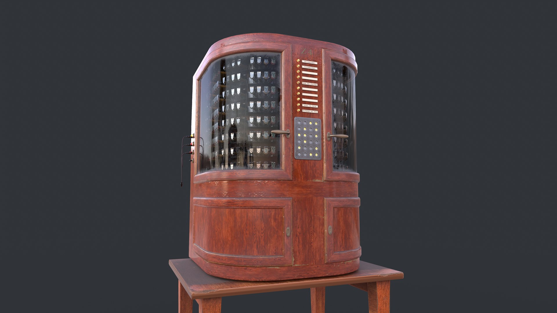 Old German computer 1940s 3D model - TurboSquid 2039689