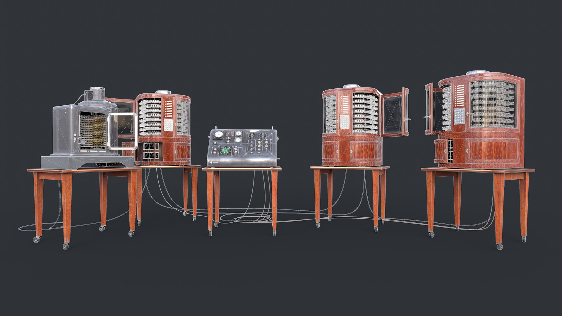 Old German Computer 1940s 3D Model - TurboSquid 2039689