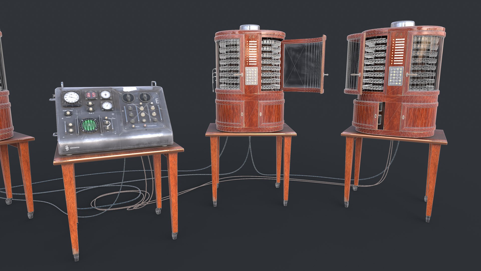 Old German Computer 1940s 3D Model - TurboSquid 2039689
